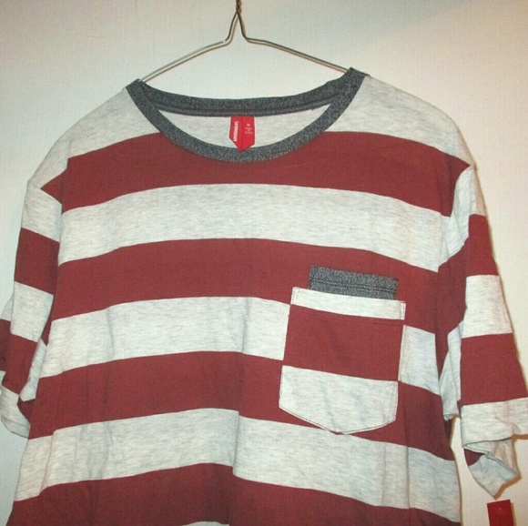 UNIONBAY | Shirts | Union Bay Striped Pocket T Shirt Mens Medium Nwt ...